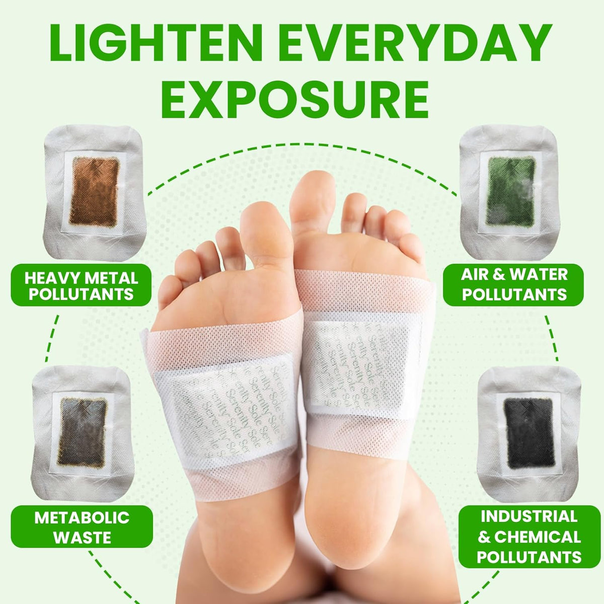 Detox Foot Pads: Use for Heavy Metals, Pollutants, Parasites Cleanse ...